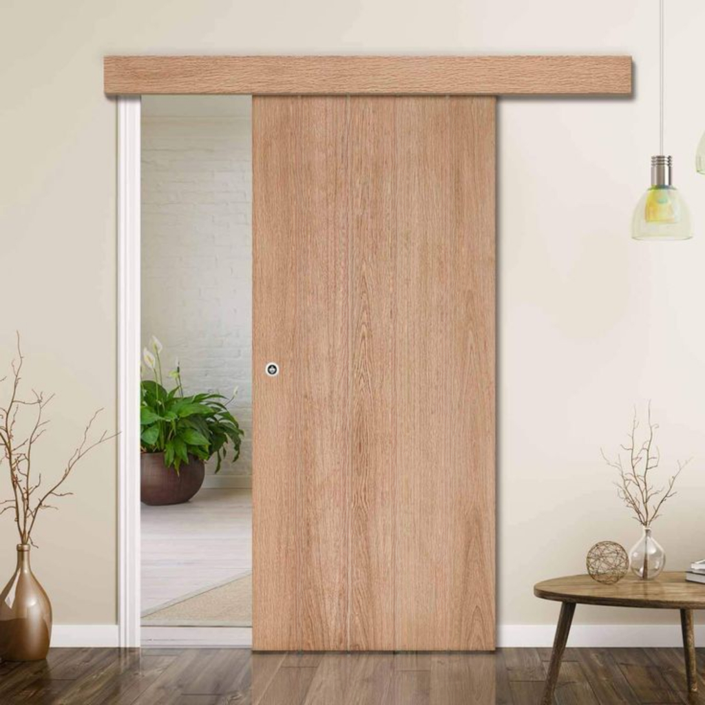 [FREE INSTALL] Laminate Sliding Door with Pelmet | Retro Sliding Door ...