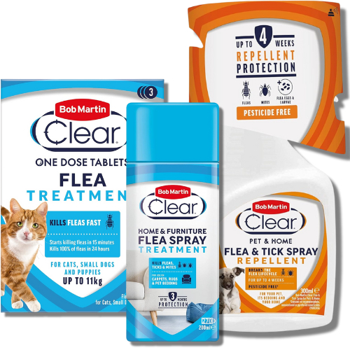Bob Martin Clear Flea Spray Treatment for the Home - Kills Fleas, Ticks ...