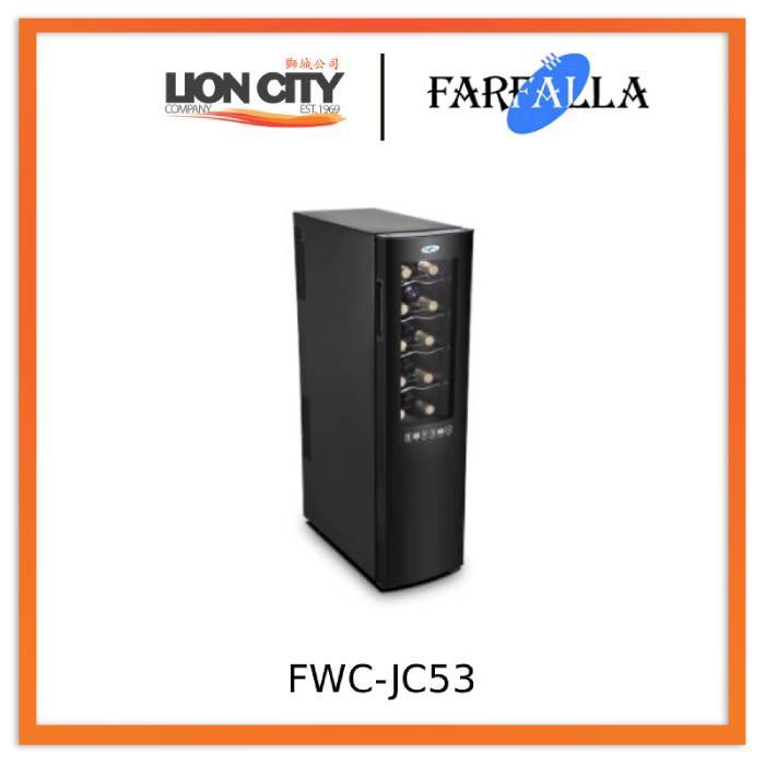 Farfalla FWC-JC53 18 Bot Thermoelectric Dual Zone Wine Chiller | Shopee ...