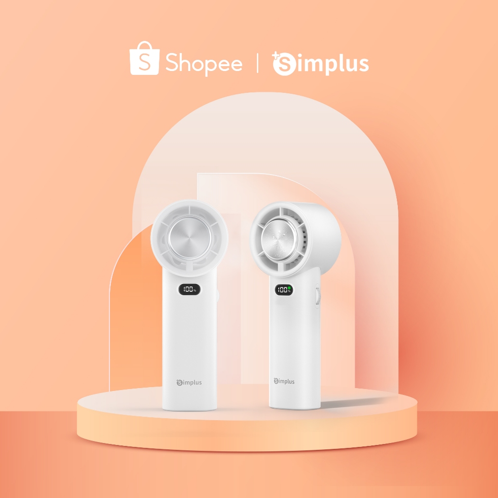 [BRAND BOX] Simplus Ice-Cooling Portable Fan | Shopee Singapore