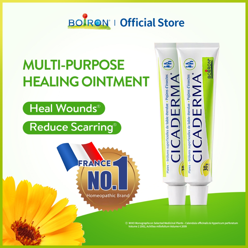 Boiron Cicaderma -Multipurpose Antiseptic Wound Healing Ointment with ...