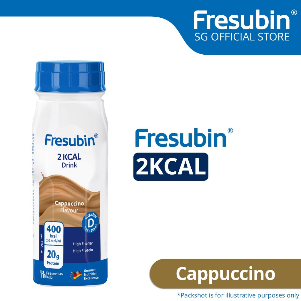 [Bundle] Fresubin 2kcal Drink (Cappuccino 200ml) | Shopee Singapore