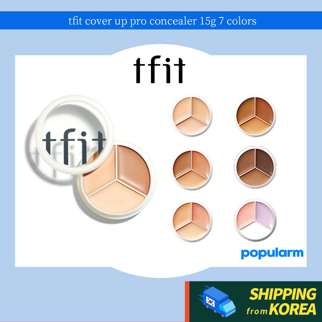 tfit Cover Up Pro Concealer 15g 24 dark spot blemish | Shopee Singapore