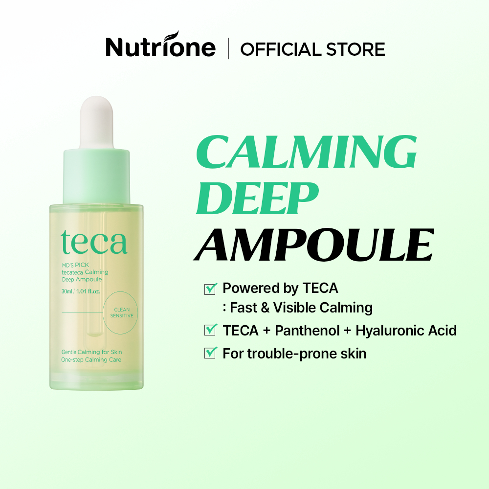 NUTRIONE MD’s PICK tecateca Calming Deep Ampoule (30ml / BOX) | Shopee ...