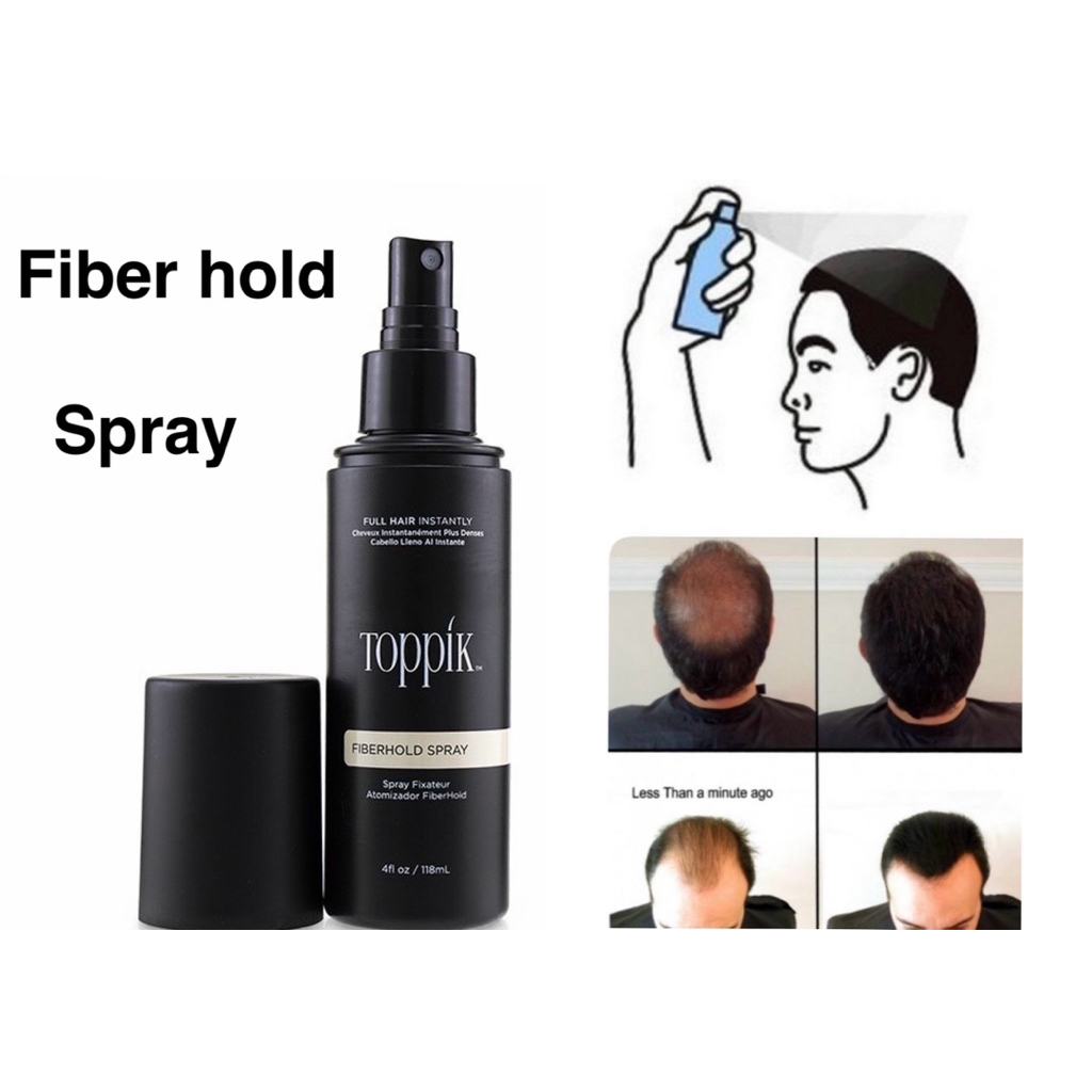 SG Seller] Toppik hair fiber hold spray volume control | Shopee Singapore