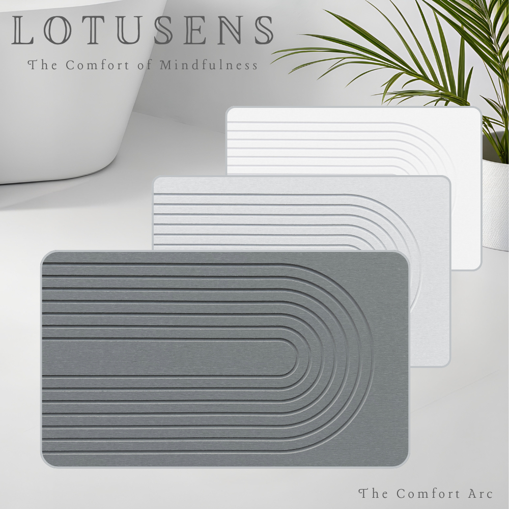 SG Seller | Ultra Fast Dry Diatomite Stone Mat | Non-Slip | Bath Mat ...