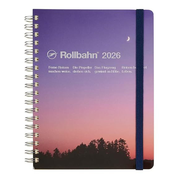 Rollbahn Calm L Monthly Planner Delphonics Notebook 2026 Edition Starts ...
