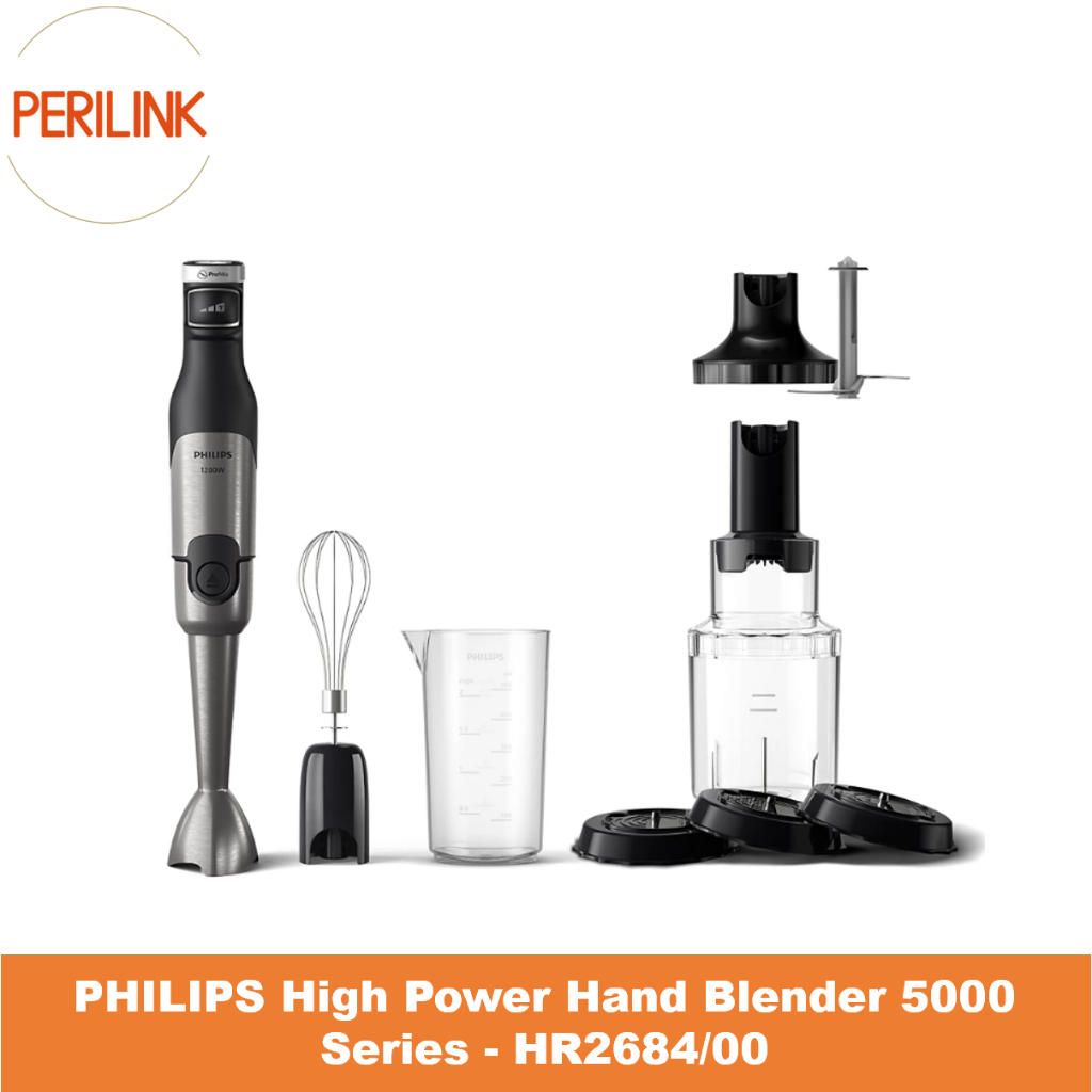 PHILIPS High Power Hand Blender 5000 Series - HR2684/00, 1200W, Multi ...