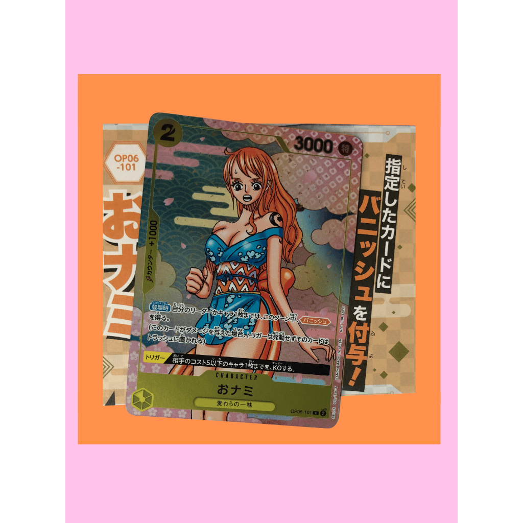 One Piece Card Nami 2nd Anniversary Guidebook OP06-101 Promo Japanese ...