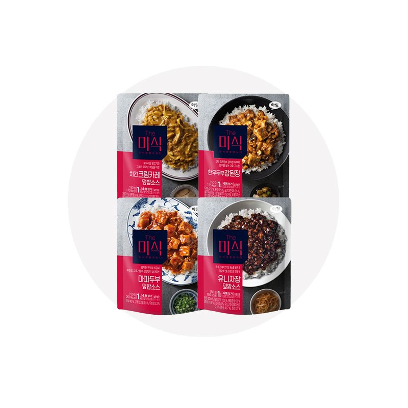 [Harim] The mishik Rice Bowl Sauce 150g 2Packs / Chicken Cream Curry ...