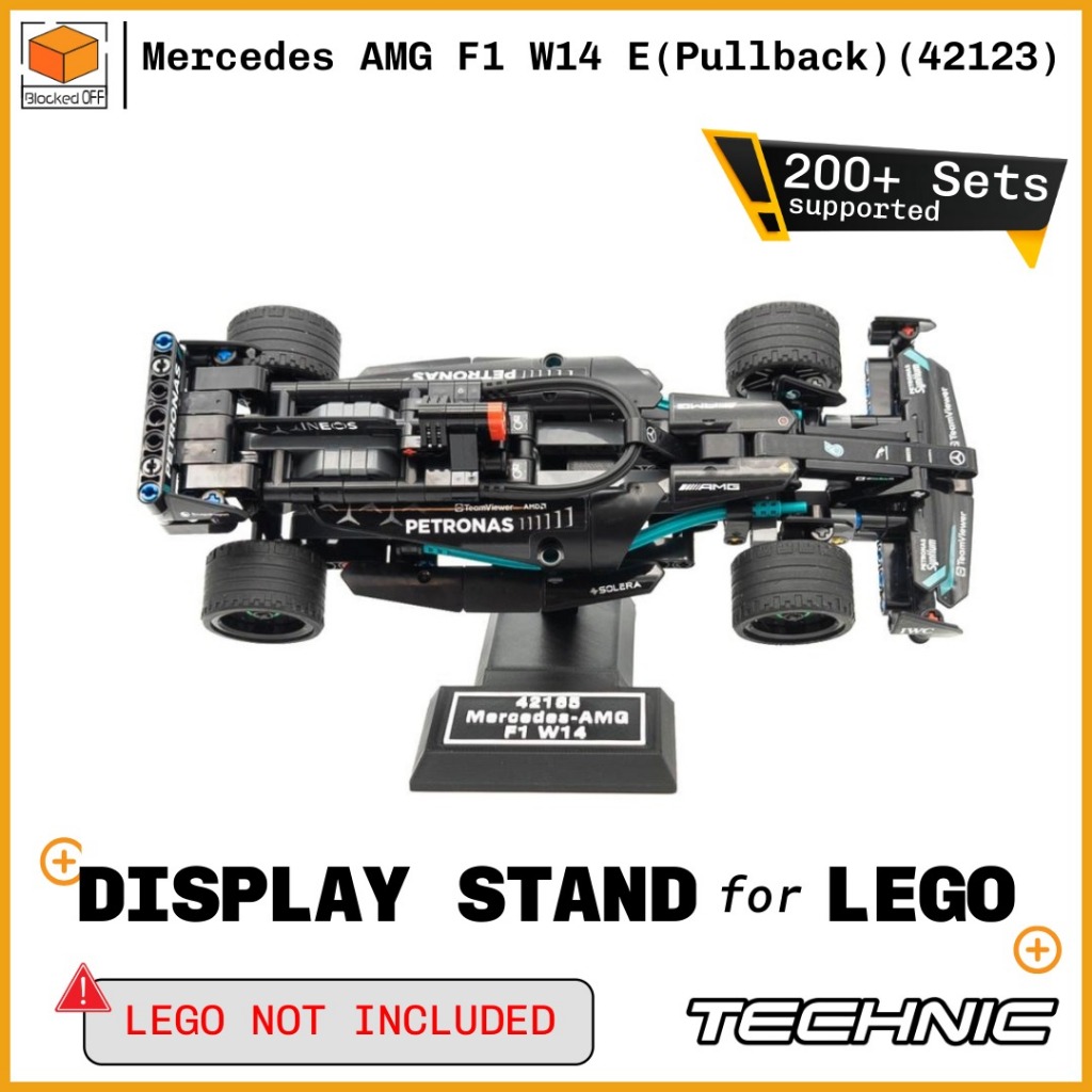 Display Stand for Lego Technic Mercedes-AMG F1 W14 E Performance Pull ...