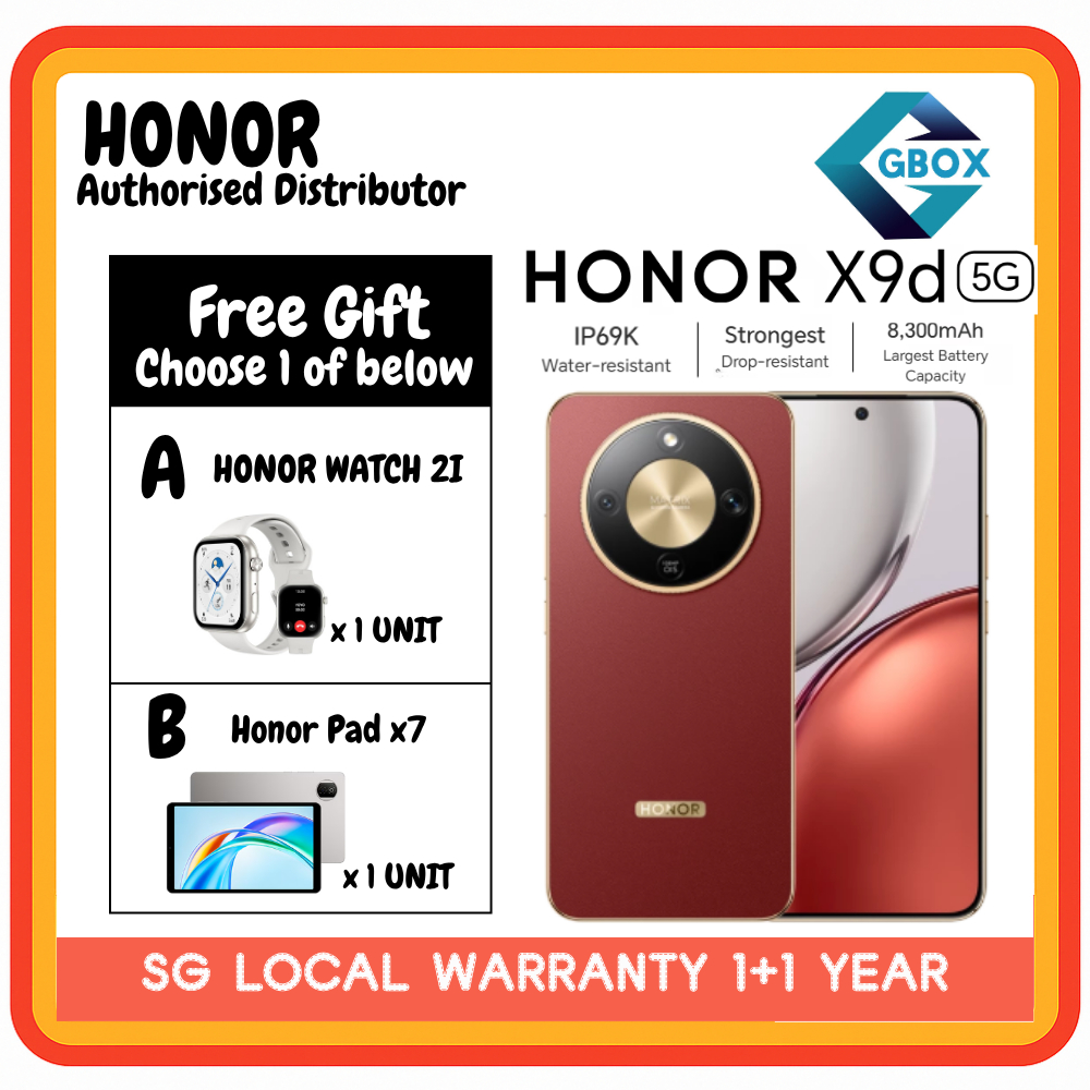 HONOR X9D 5G (12+12 256GB / 12+12 512GB)｜AI Camera｜Long Lasting Battery ...