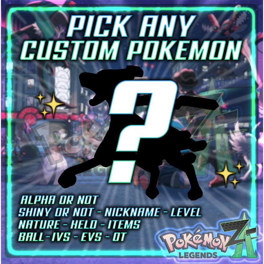 Pokémon Legends ZA Custom Shiny Pokémon (Perfect IVs | Battle Ready ...