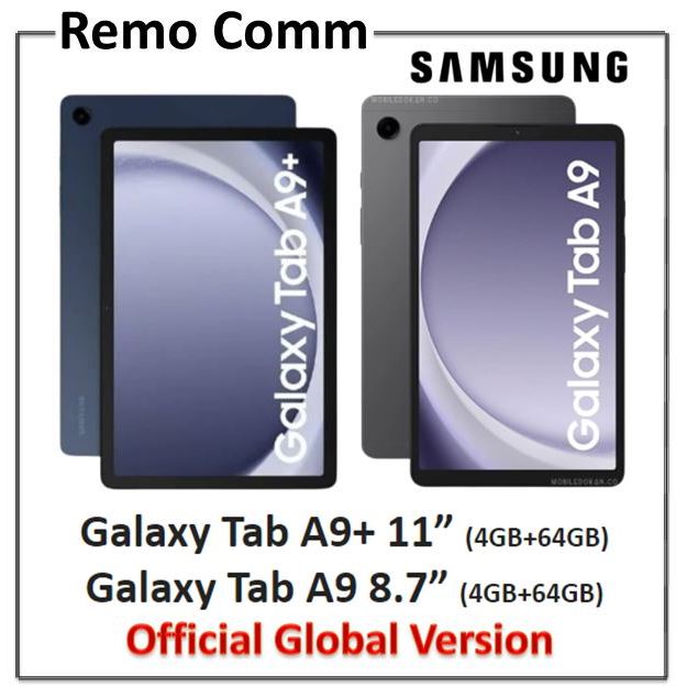 Samsung Galaxy Tab A9 8.7"/ Tab A9+ 11" (4GB+64GB) **Global Version ...