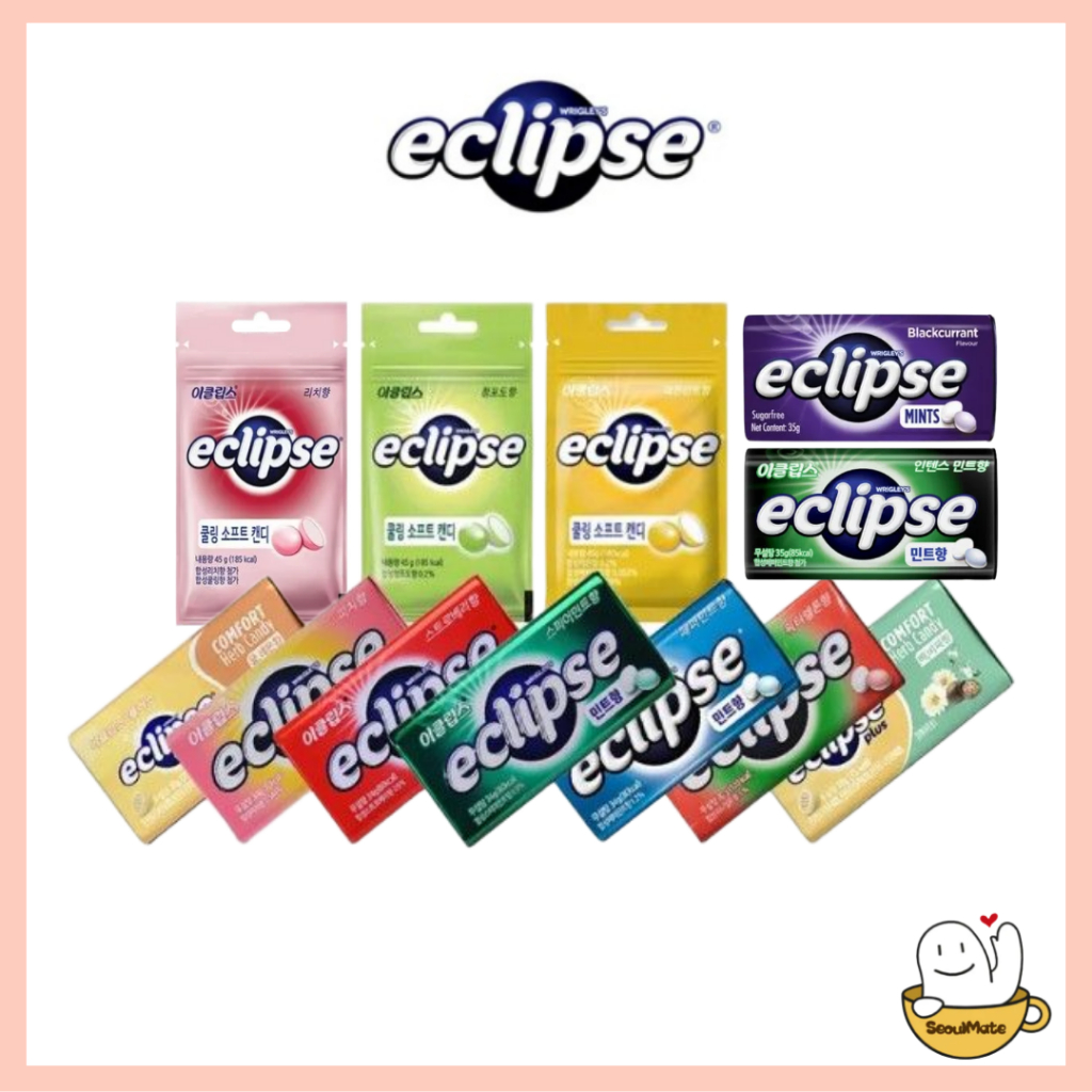 [Korea MARS] Eclipse Sugar Free Candy 12 Types / Peppermint Spearmint ...