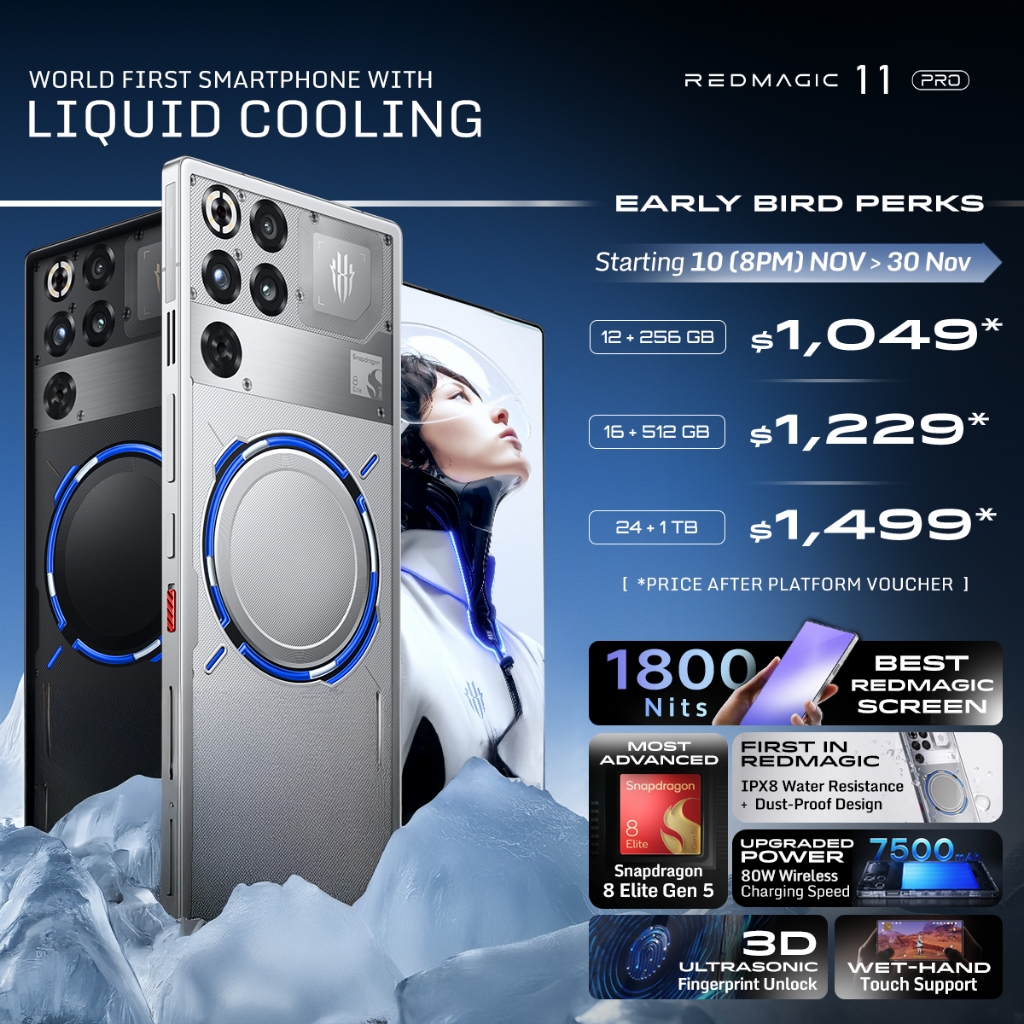 [New] REDMAGIC 11 Pro | World 1st Liquid Cooling Phone | Snapdragon ...