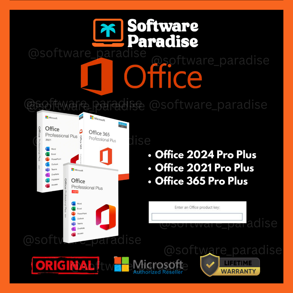 GENUINE OFFICE PRO PLUS 2024 | 2021 AND 365 Professional Plus - GENUINE ...