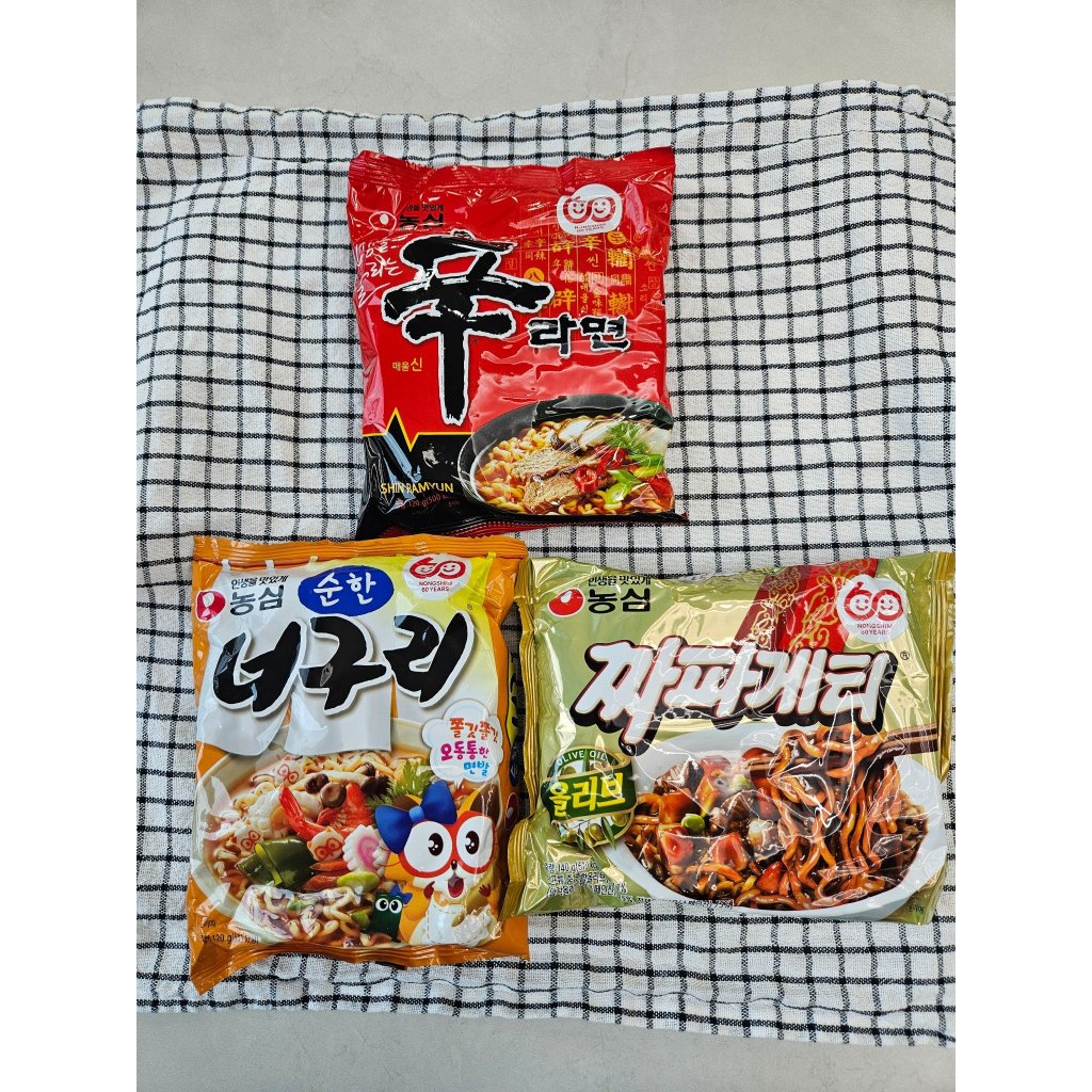 [Korean Popular Ramen] Shin Ramyun × Neoguri × Chapagetti – Best 3-Pack ...