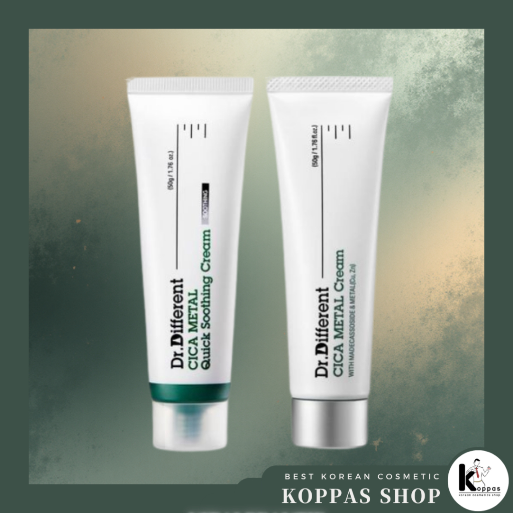 Dr.Different CICA METAL Cream 50g & Quick Soothing Cream 50g | Shopee ...