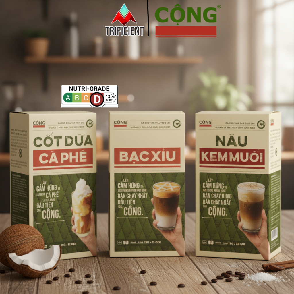 (NEW) Cong coffee | Vietnamese coffee| Instant white coffee | Instant ...