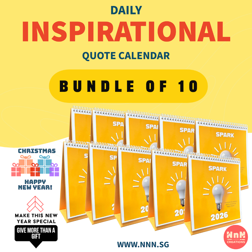 SET of 10 - 2026 Daily Inspirational Quote NnN Desk Calendar - Spill ...