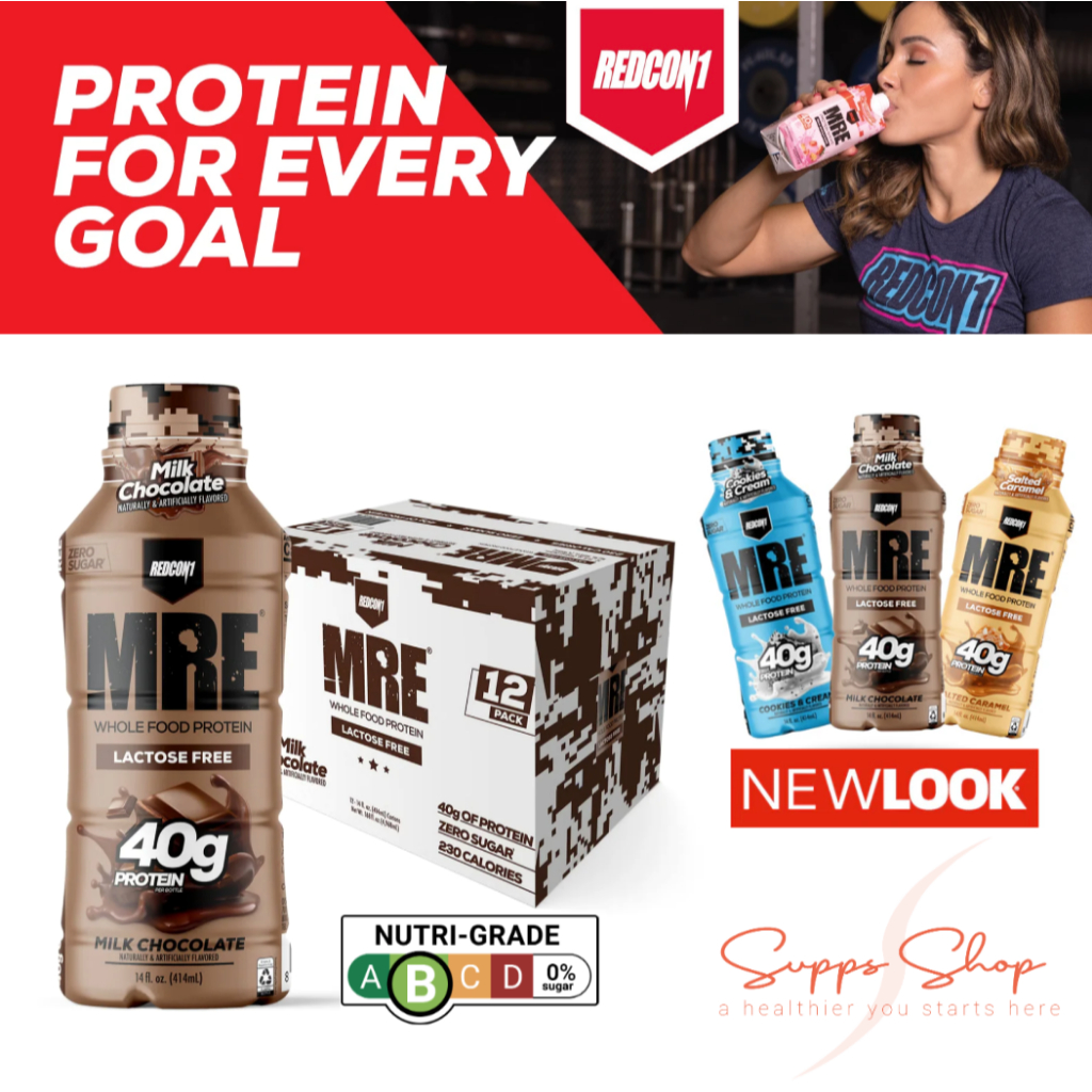 REDCON1 MRE 40G High Protein Low Carb Shake RTD Ready to Drink ...
