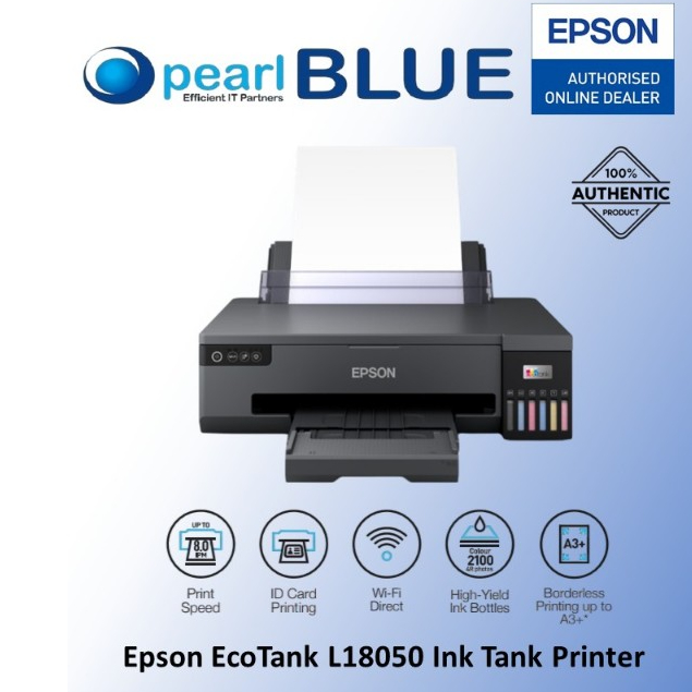 Epson EcoTank L18050 A3+ WiFi Ink Tank Photo Printer (Photo/CD/DVD/ID ...