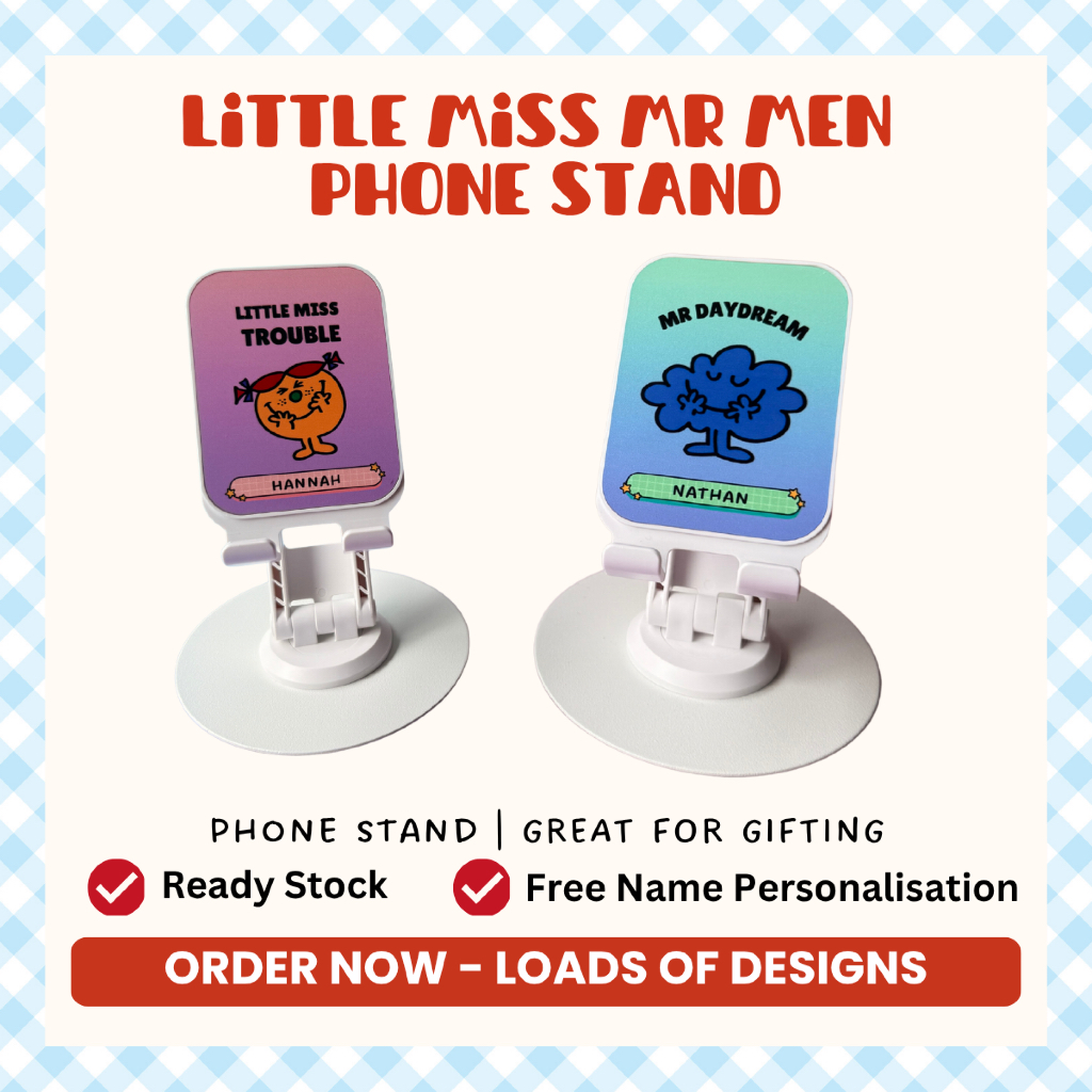 Custom Little Miss/Mr Series Mobile Phone Stand | Christmas Gifts ...
