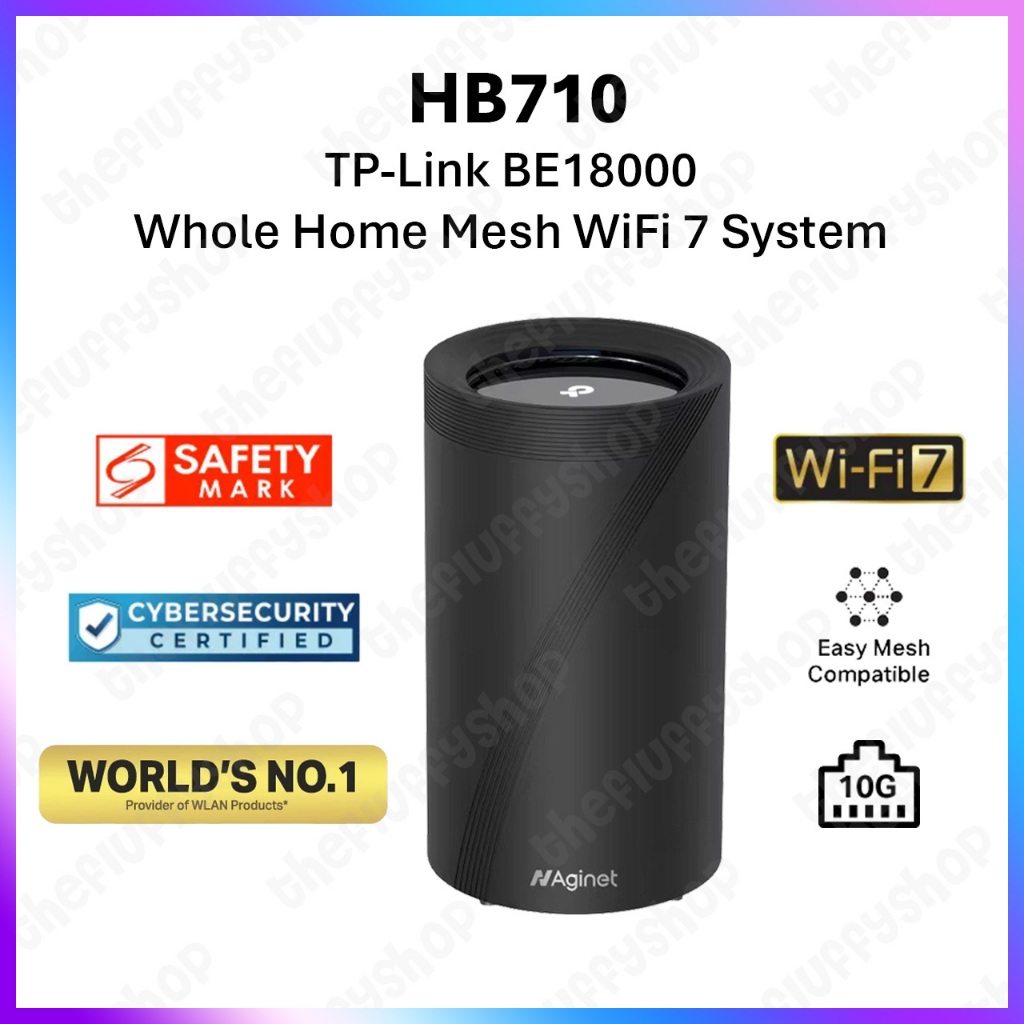 【SG SELLER】TP-Link HB710 BE18000 Tri-Band Whole Home Mesh WiFi 7 System Router | Shopee Singapore