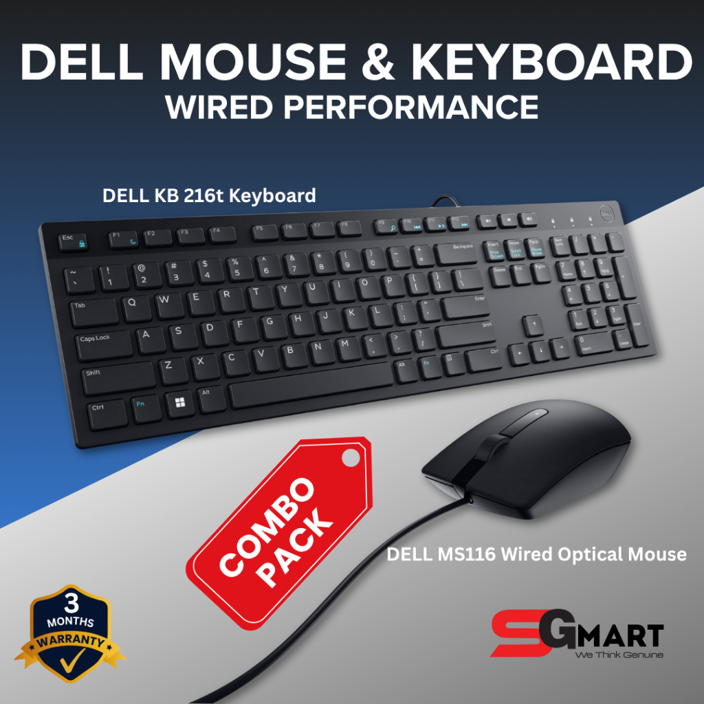 Dell Optical Mouse MS116 – Refurbished | Shopee Singapore