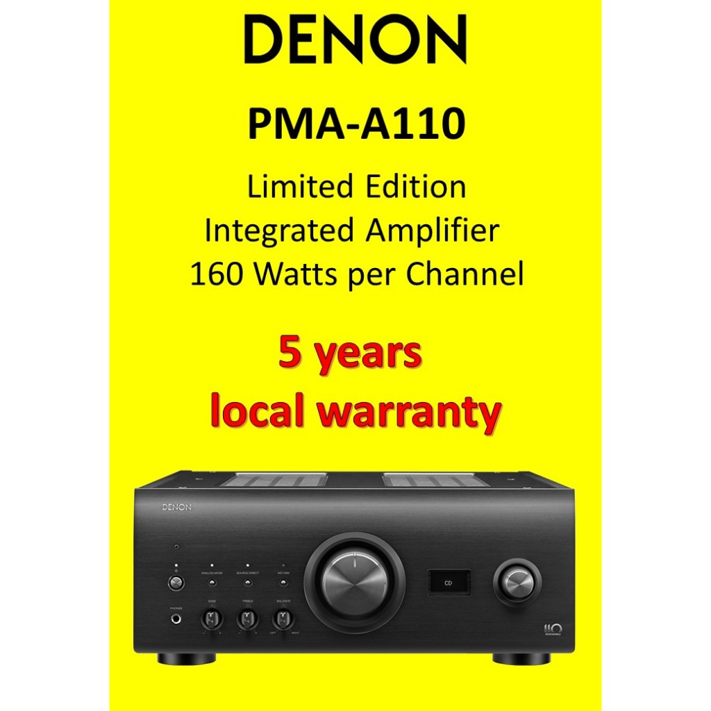 DENON PMA-A110 *110th Anniversary* Integrated Amplifier | Shopee Singapore