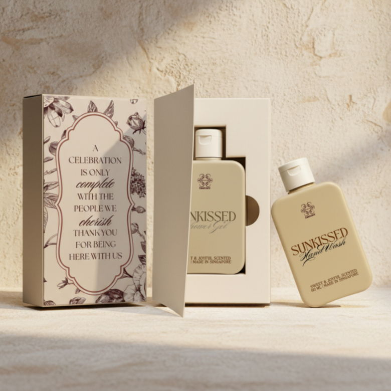 60ml Shower / Hand Wash, Customise Door Gift set, Wholesale Birthday ...