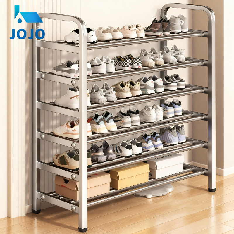 JOJO Stainless Steel Shoe Rack mini Shoe Rack Simple Shoe Rack Shelf ...