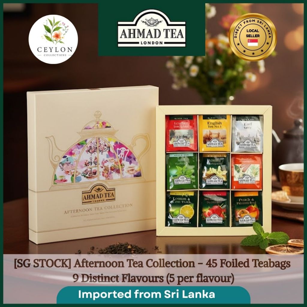 Ahmad Tea Festive Gift Packs - 45 Afternoon Collection Tea Bags | 9 ...