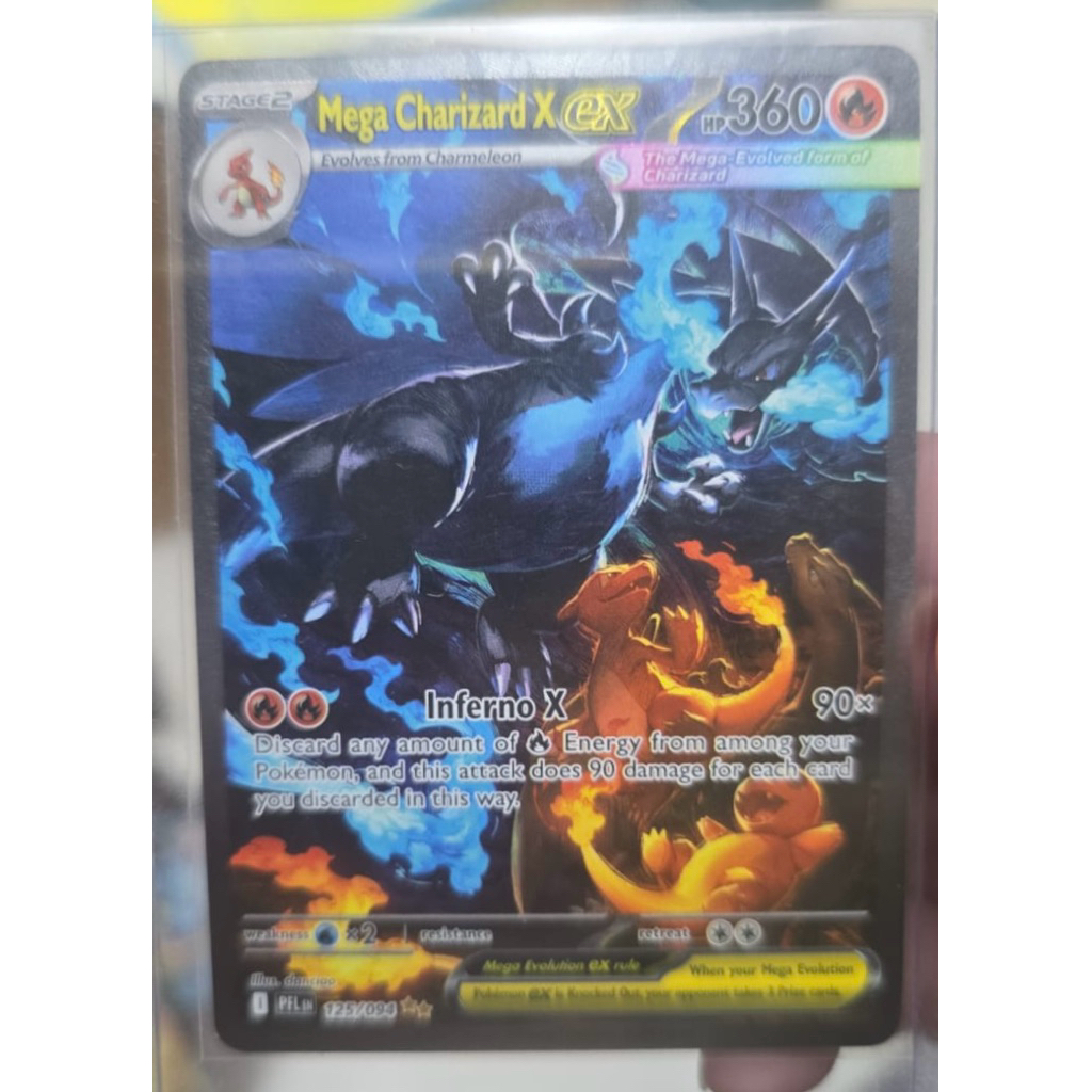 Pokemon Phantasmal Flames Mega Charizard X EX TCG | Shopee Singapore