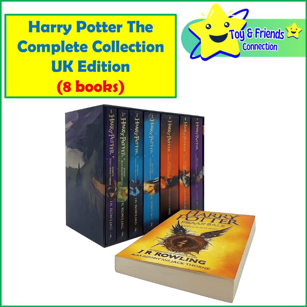Harry Potter The Complete Collection UK Edition (8 Books) | Shopee ...