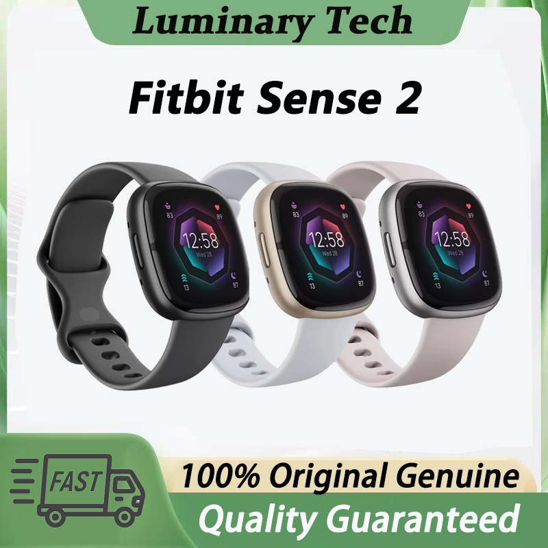 Fitbit Sense 2 GPS Smartwatch Built-In AMOLED Display GPS Tracking ...