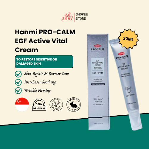 Hanmi PRO-CALM EGF Active Vital Cream 20ML – Skin Repair & Barrier Care ...