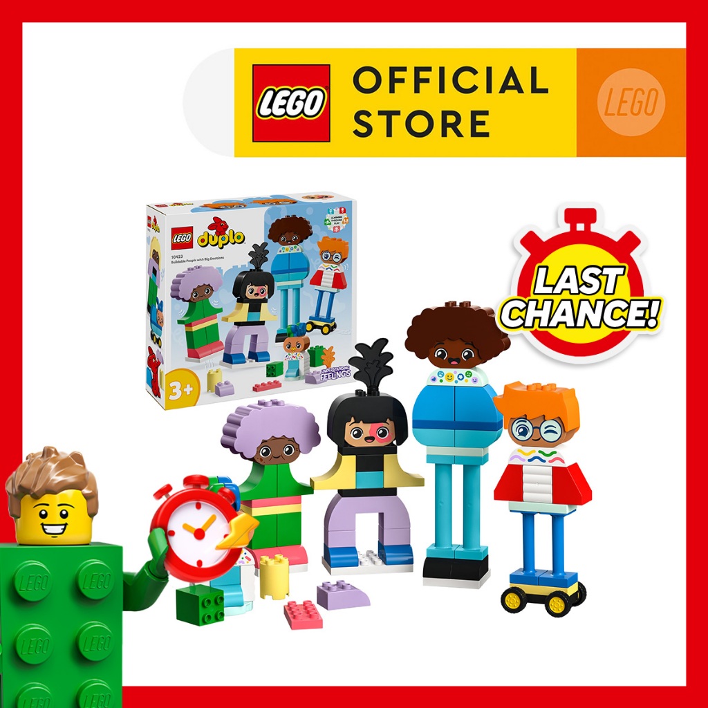 LEGO DUPLO Town 10423 Buildable People with Big Emotions Building Set ...