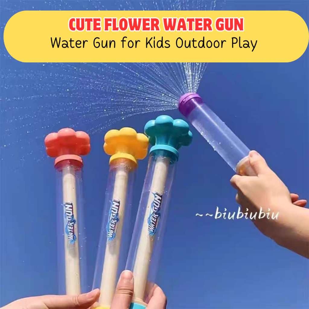 [SG Seller] Cute Water Gun Toy for Kids | Flower Splash Spray ...