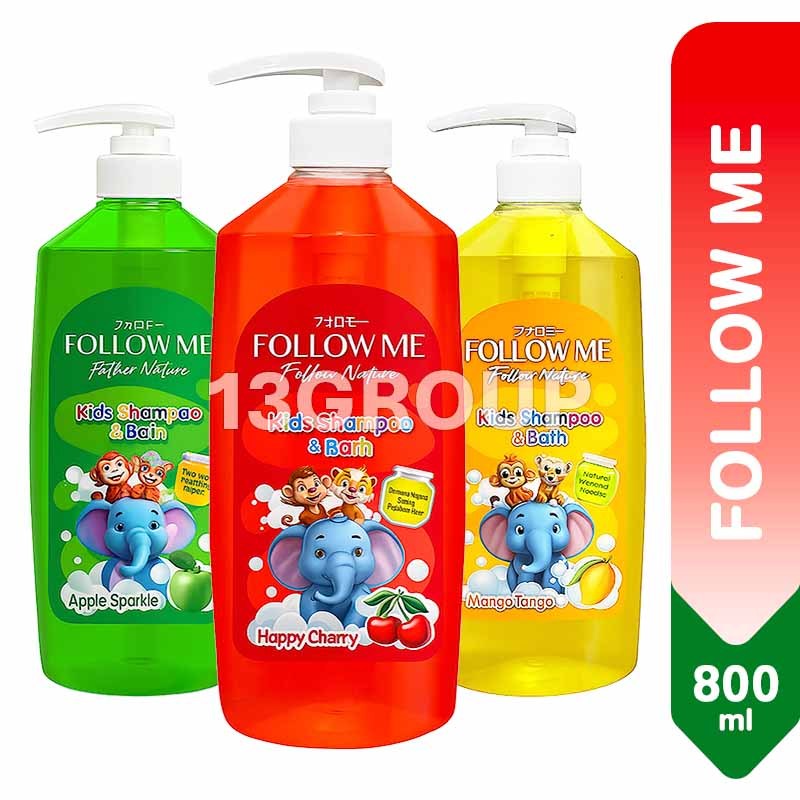 Follow Me 2in1 Kids Shampoo & Bath / Gentle Cleansing Nourishing Care ...