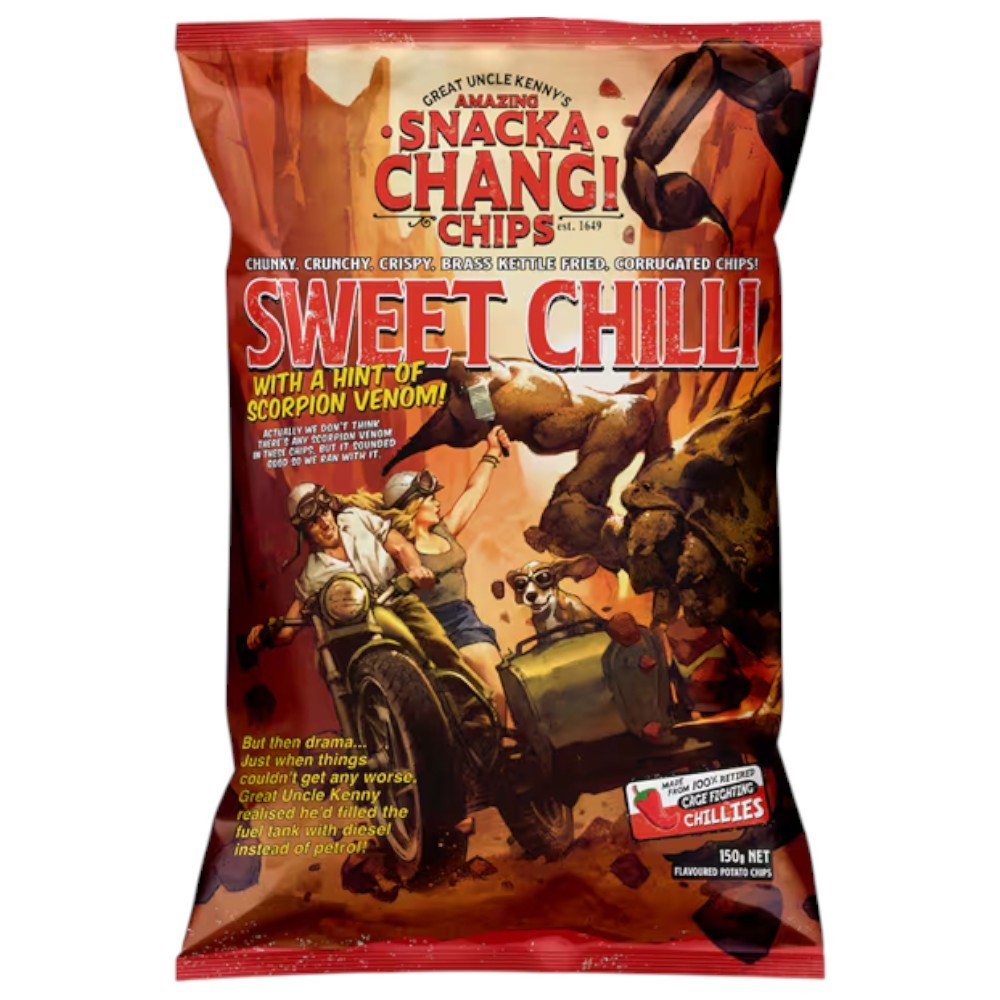 Snacka Changi Chips Sweet Chilli 150g | Shopee Singapore