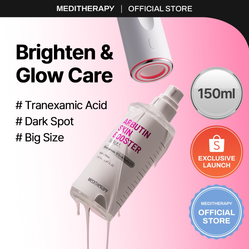 [MEDITHERAPY Official] Arbutin Skin Booster Serum 150ml/ Brightening & Glow & Spot Care 4month ...