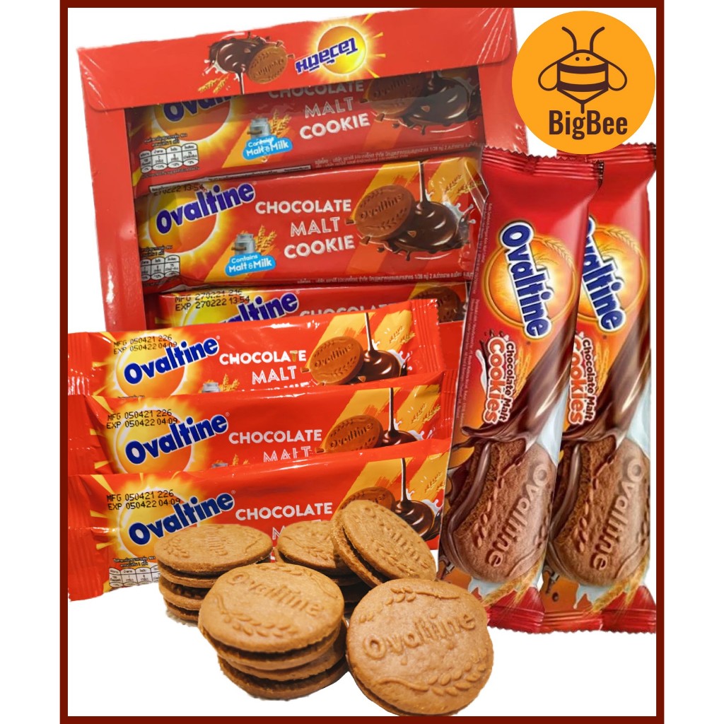 Ovaltine Chocolate Malt Cookies - 30g x 12pkts / 24g x 12pkts / 130g ...
