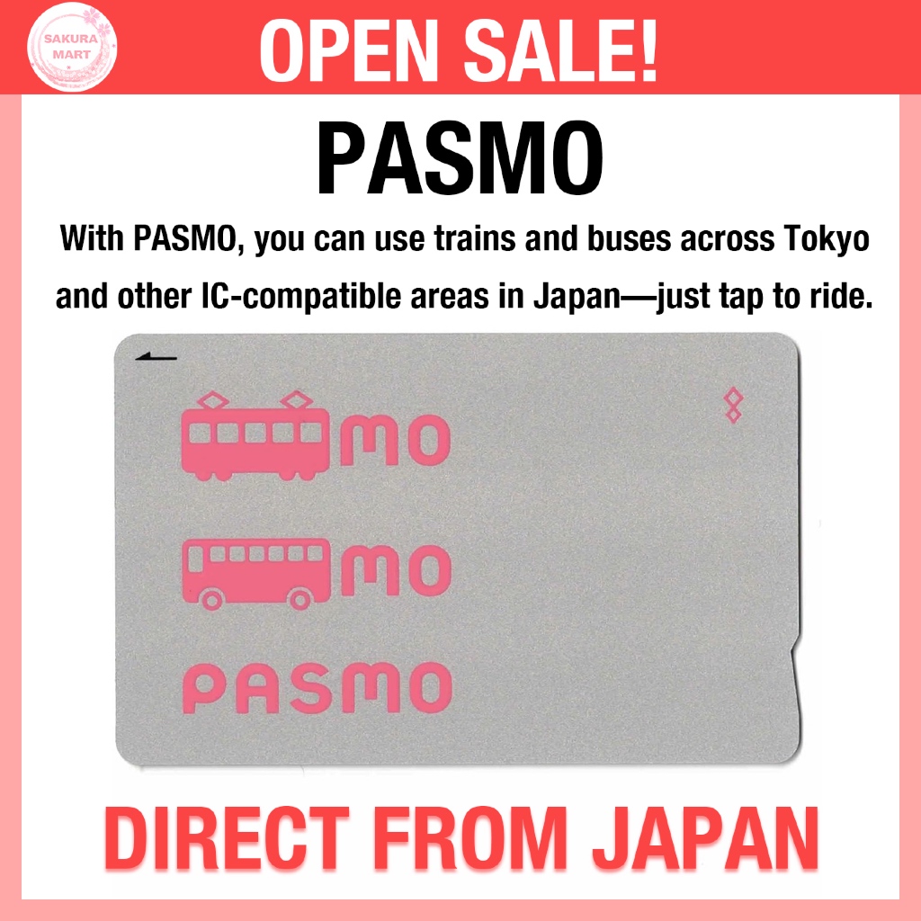 PASMO Card – Japanese IC Transit Card for Train, Bus & Shopping ...