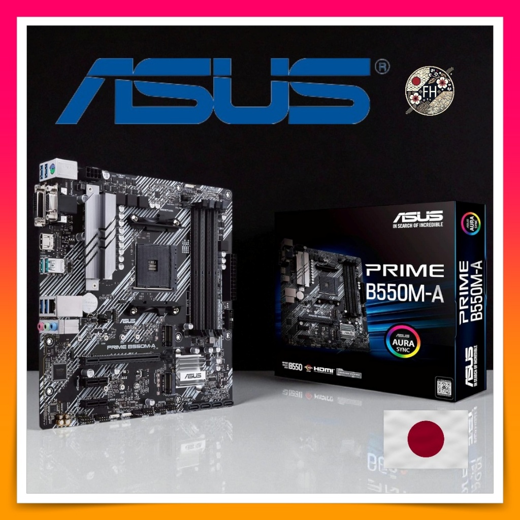 ASUS PRIME B550M-A Micro-ATX Motherboard – AMD B550 Chipset, AM4 Socket ...