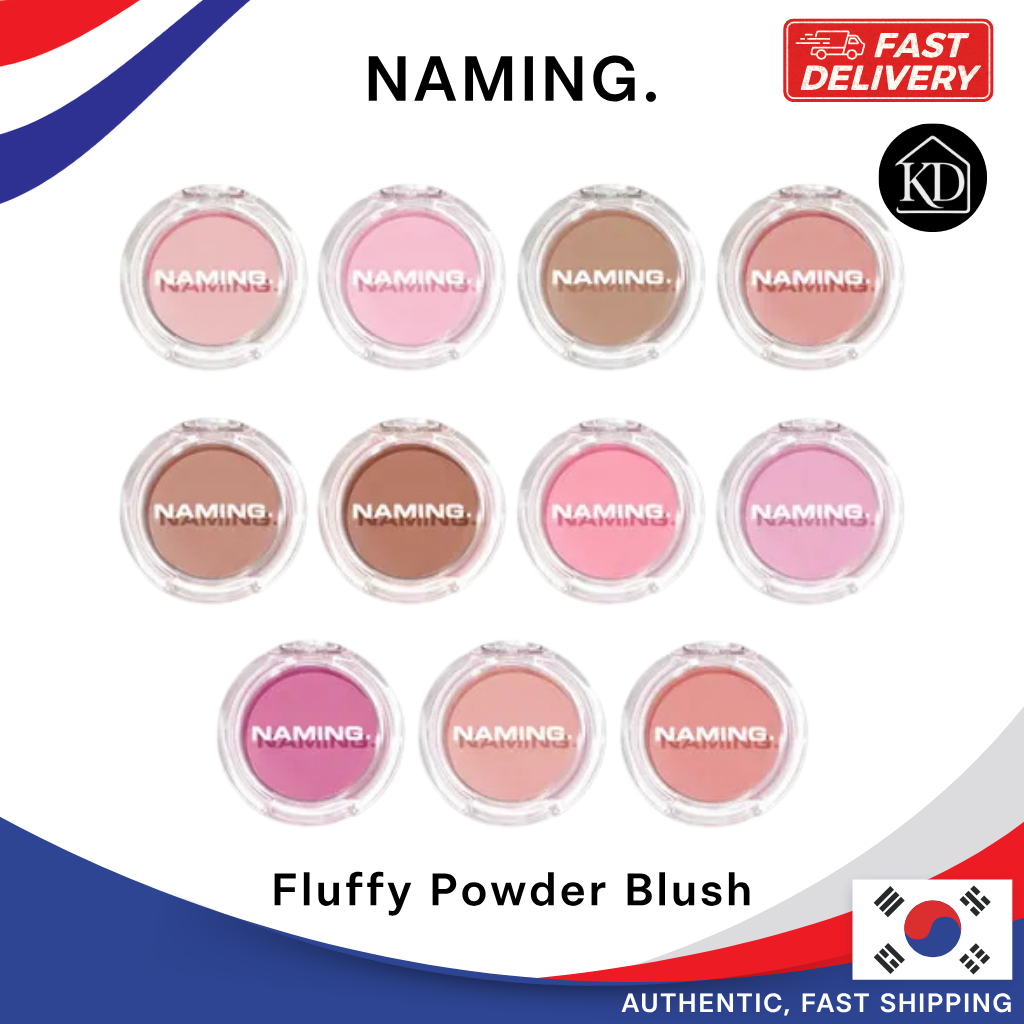 [NAMING] Fluffy Powder Blush 3.2 g – 11 Shades, Lightweight & Blendable ...