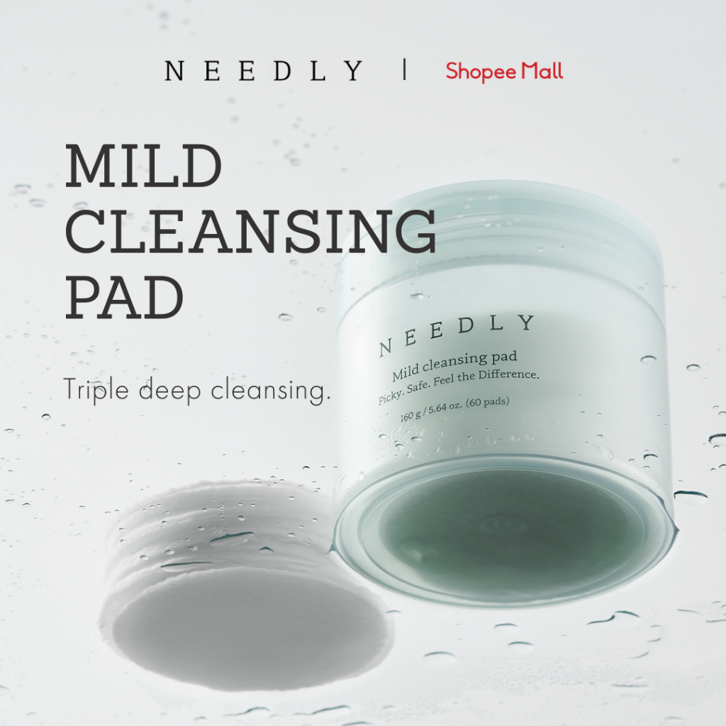 [NEEDLY] NEW! Mild Cleansing Pad 60pads 160g | Shopee Singapore