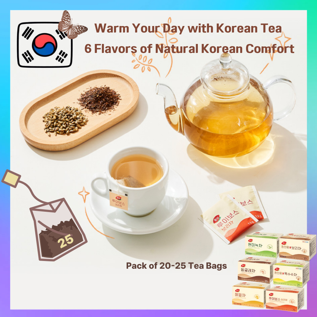 Korean Tea Collection – 6 Flavors (Barley / Corn / Solomon’s Seal ...