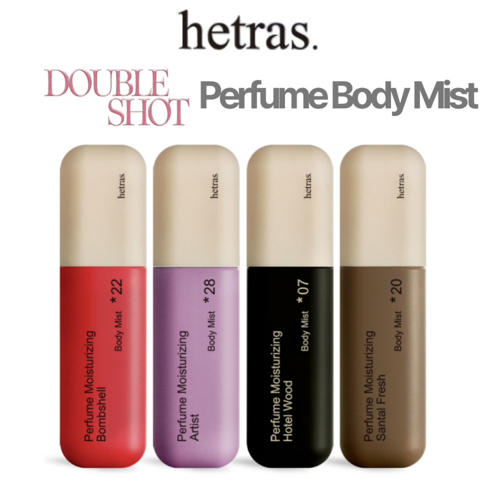 Korea Hetras Double Shot Perfume Body Mist 120ml | Shopee Singapore